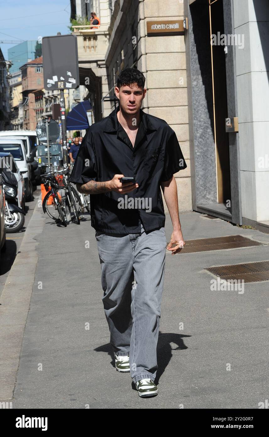 Milan, 10-09-2024 Alessandro Bastoni, defender of Inter and the Italian ...