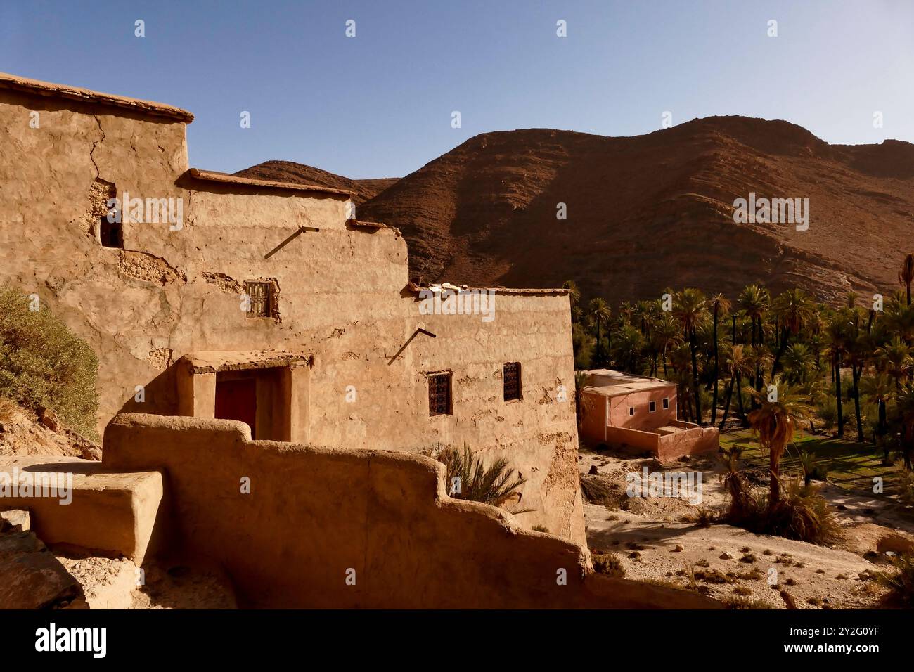 The ghost village of Gdour nearAit Mansour Gorge, Souss Massa, Morocco ...
