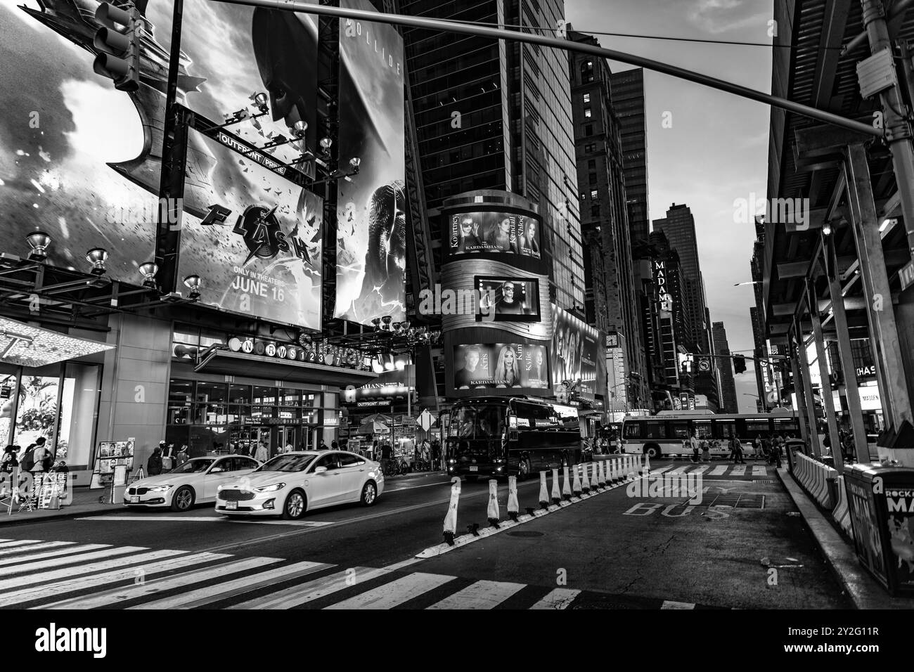 New York City, USA - June 11, 2023: Times Square of midtown manhattan ...