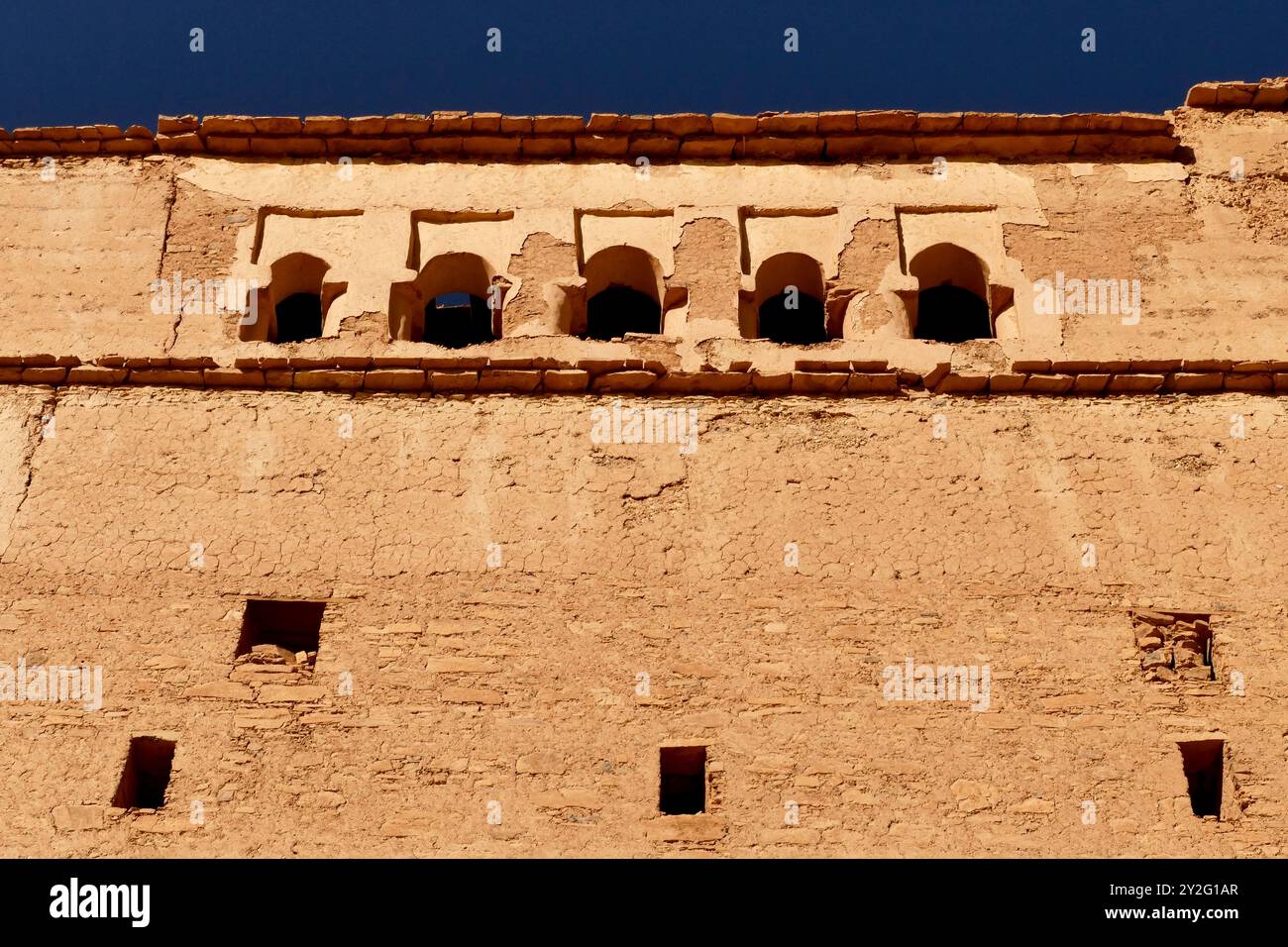 The ghost village of Gdour nearAit Mansour Gorge, Souss Massa, Morocco, north Africa Stock Photo ...