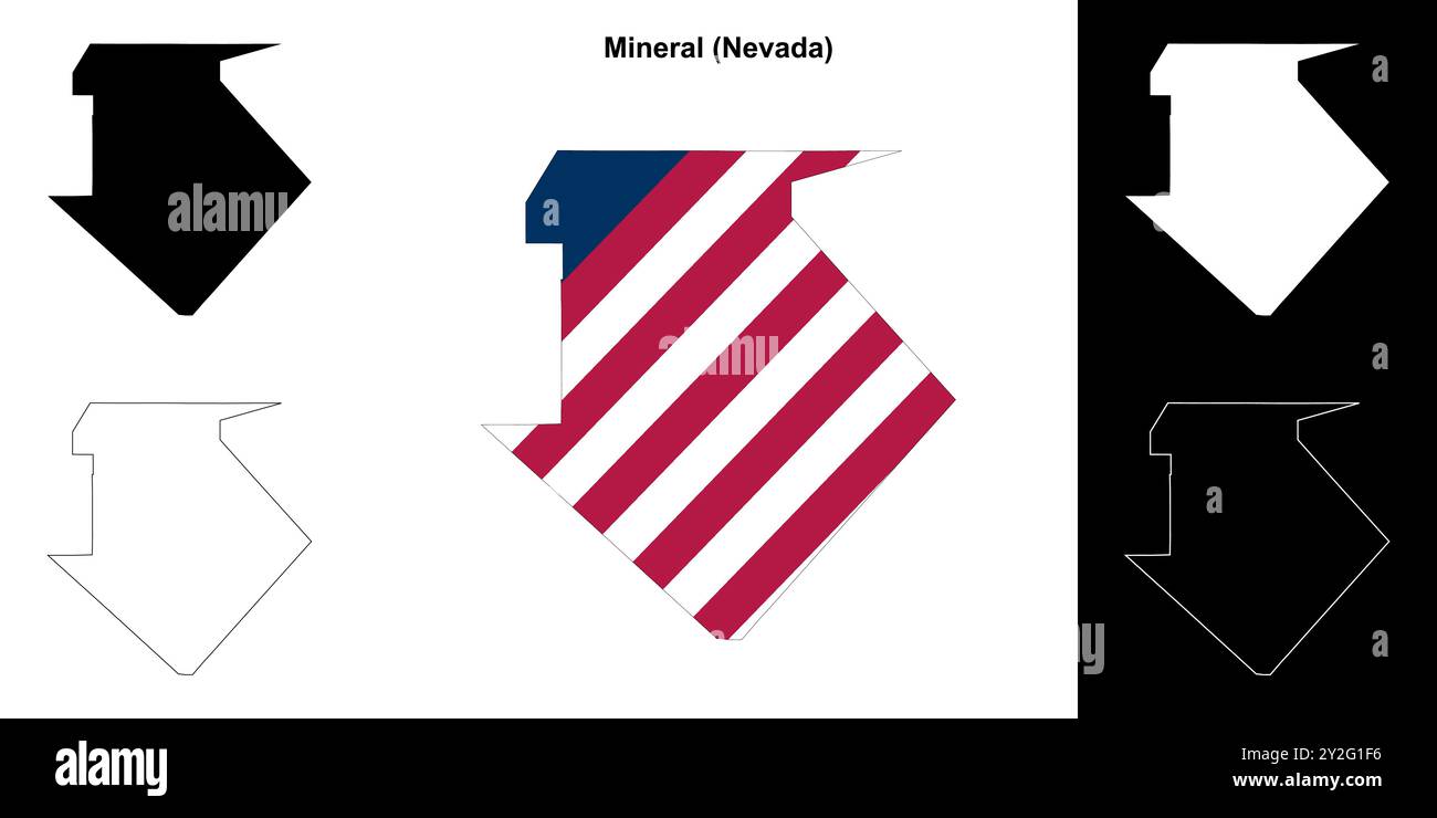 Mineral map vector hi-res stock photography and images - Alamy