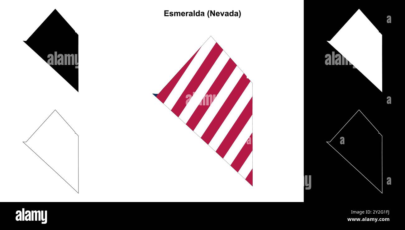 Blank esmeralda map hi-res stock photography and images - Alamy