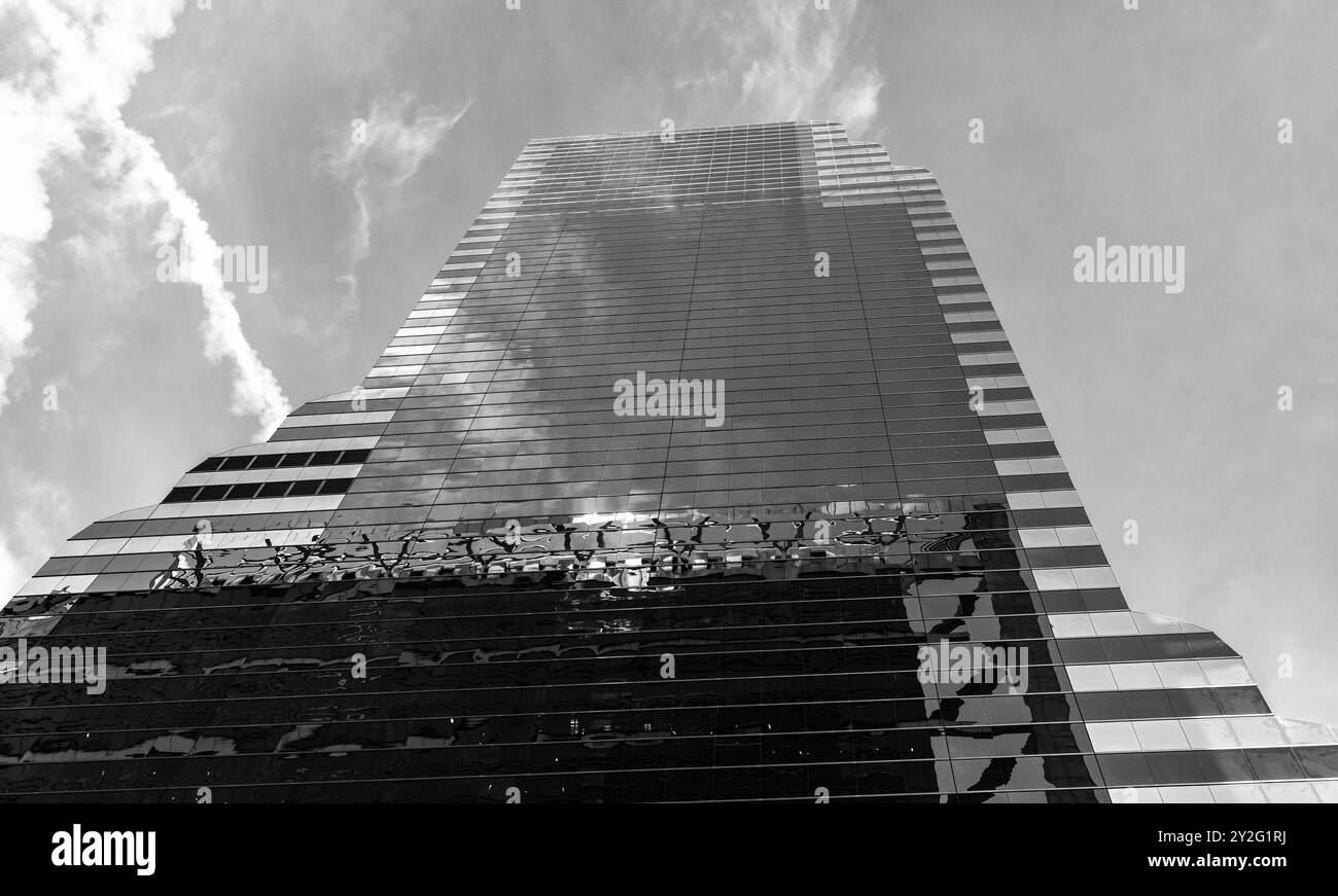 skyscraper building architecture. skyscraper with glassy facade. modern ...