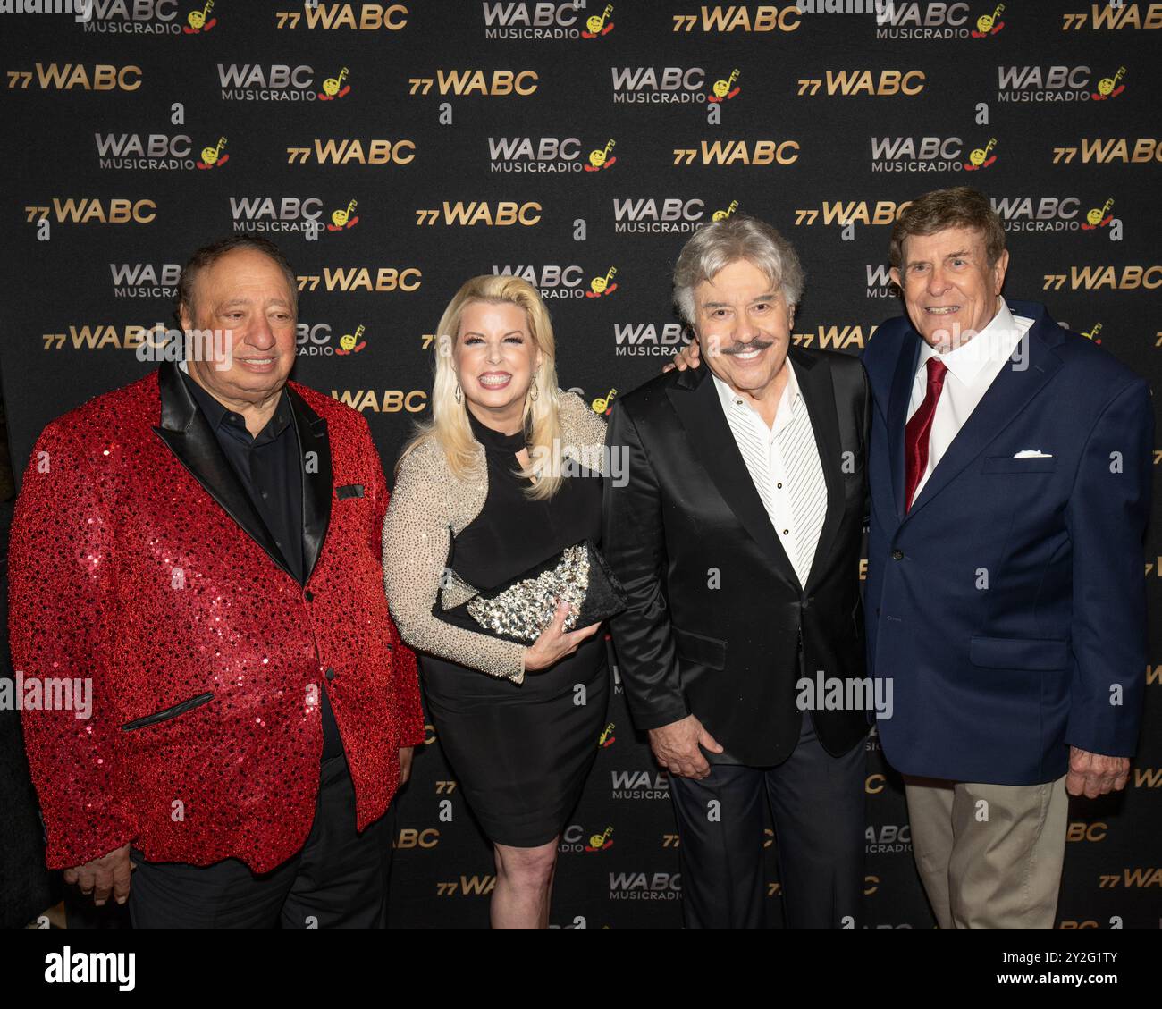 John Catsimatidis, Rita Cosby, Tony Orlando and Cousin Brucie Morrow attends the WABC ...