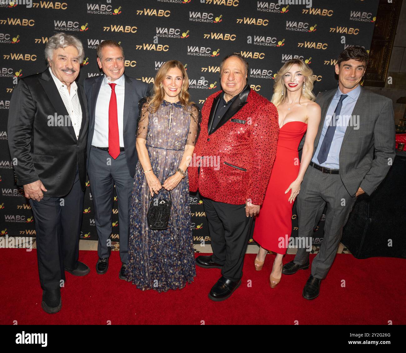Tony Orlando, Ken Fishel, Maria Fishel, John Catsimatidis, guest and Bradley Fishel attends the ...