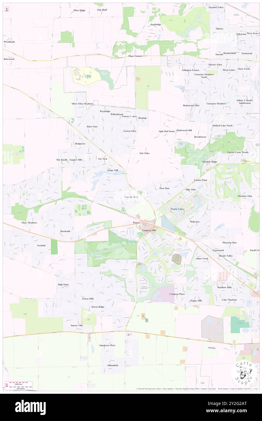 Burning Tree, Kane County, US, United States, Illinois, N 41 56' 45 ...
