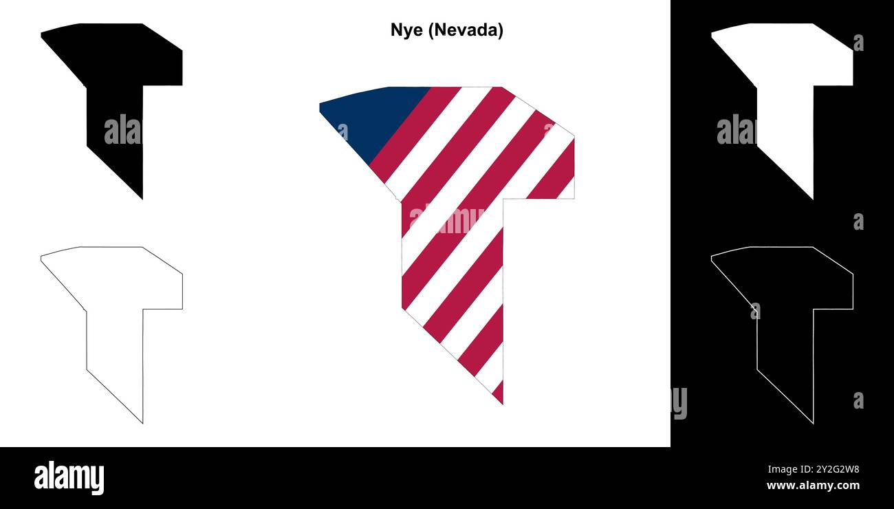 Blank nye map hi-res stock photography and images - Alamy