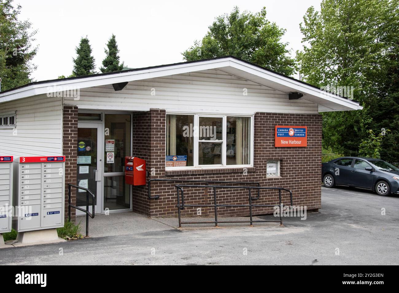 Post office in New Harbour, Newfoundland & Labrador, Canada Stock Photo ...