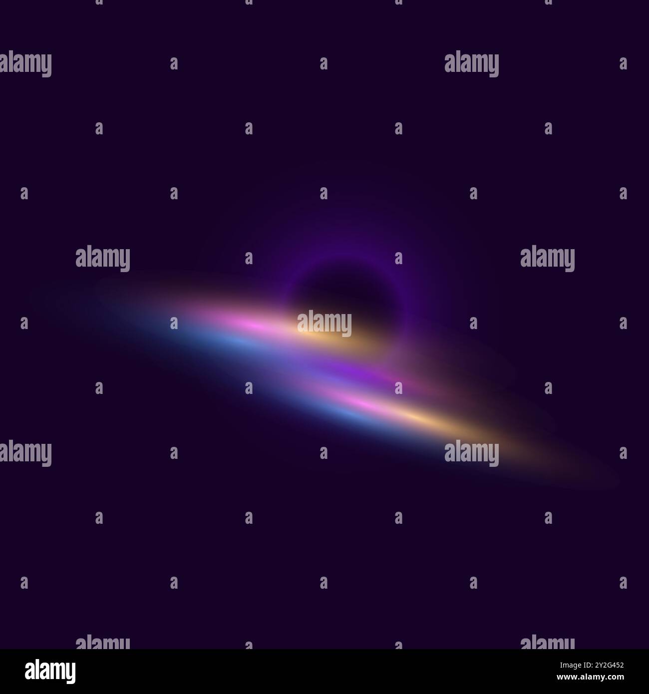 Cosmic glow refraction of rainbow ray light. Star dust fog light ...