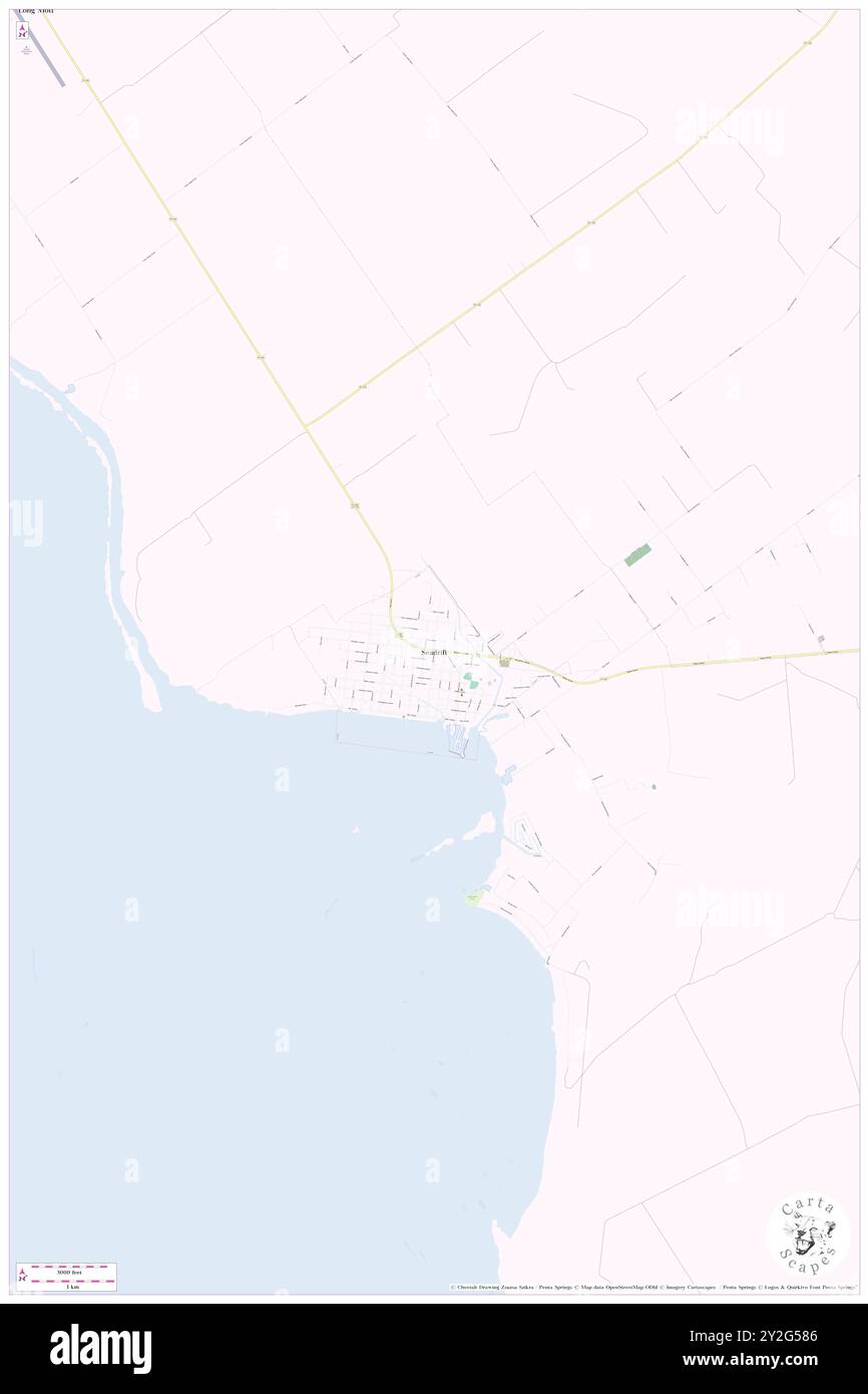 Seadrift texas map Cut Out Stock Images & Pictures - Alamy