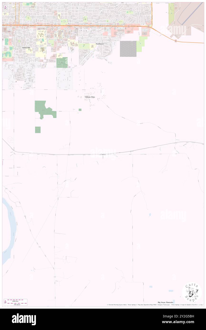 Map of cascade montana hi-res stock photography and images - Alamy