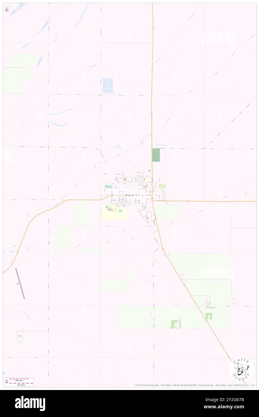 Map of wheaton minnesota Cut Out Stock Images & Pictures - Alamy