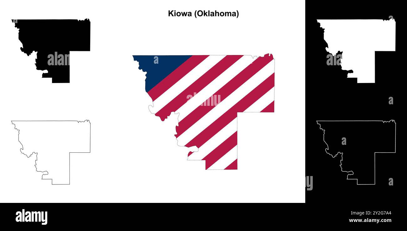 Kiowa outline hi-res stock photography and images - Alamy