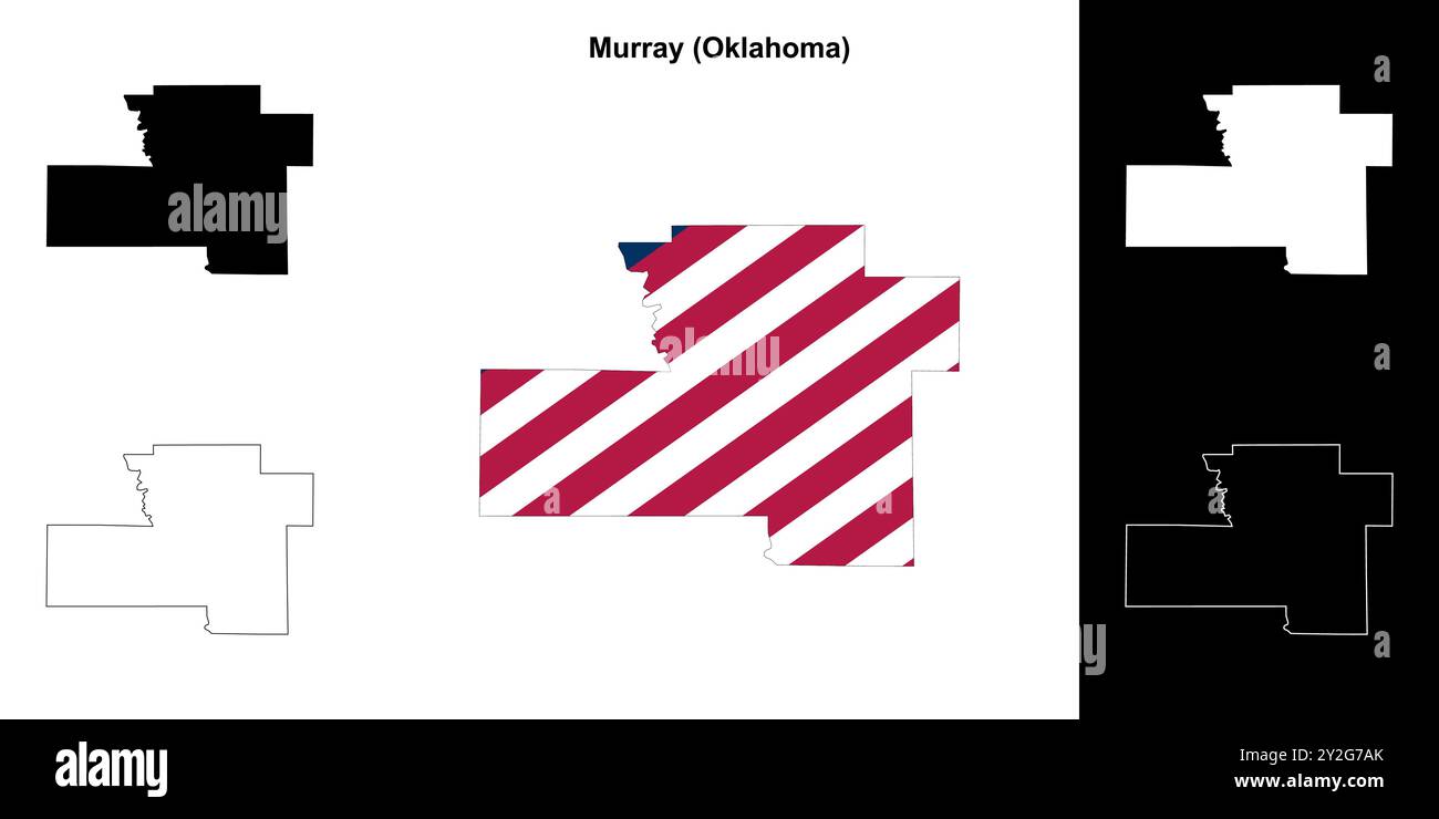 Murray vector map hi-res stock photography and images - Alamy