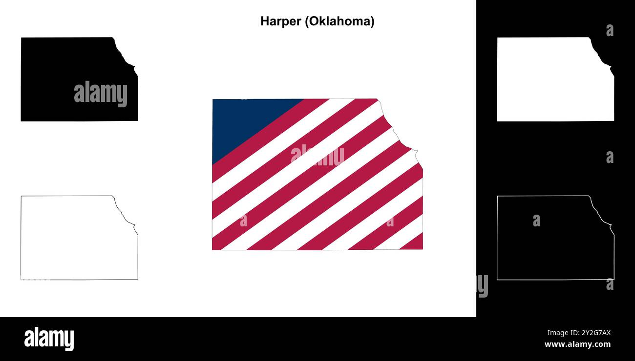 Harper vector map hi-res stock photography and images - Alamy