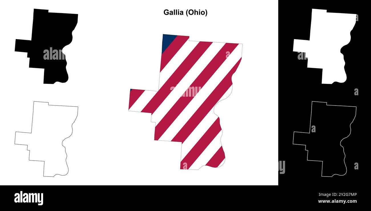 Blank gallia map hi-res stock photography and images - Alamy
