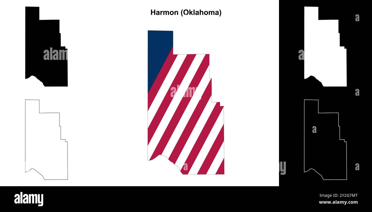 Harmon vector map hi-res stock photography and images - Alamy