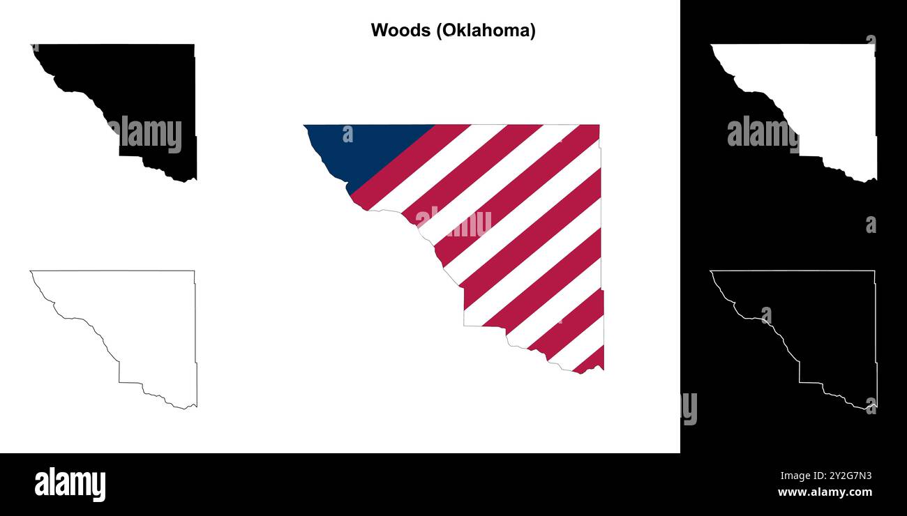 Woods County (Oklahoma) outline map set Stock Vector Image & Art - Alamy Woods County (Oklahoma) outline map set Stock Vector Image & Art - Alamy