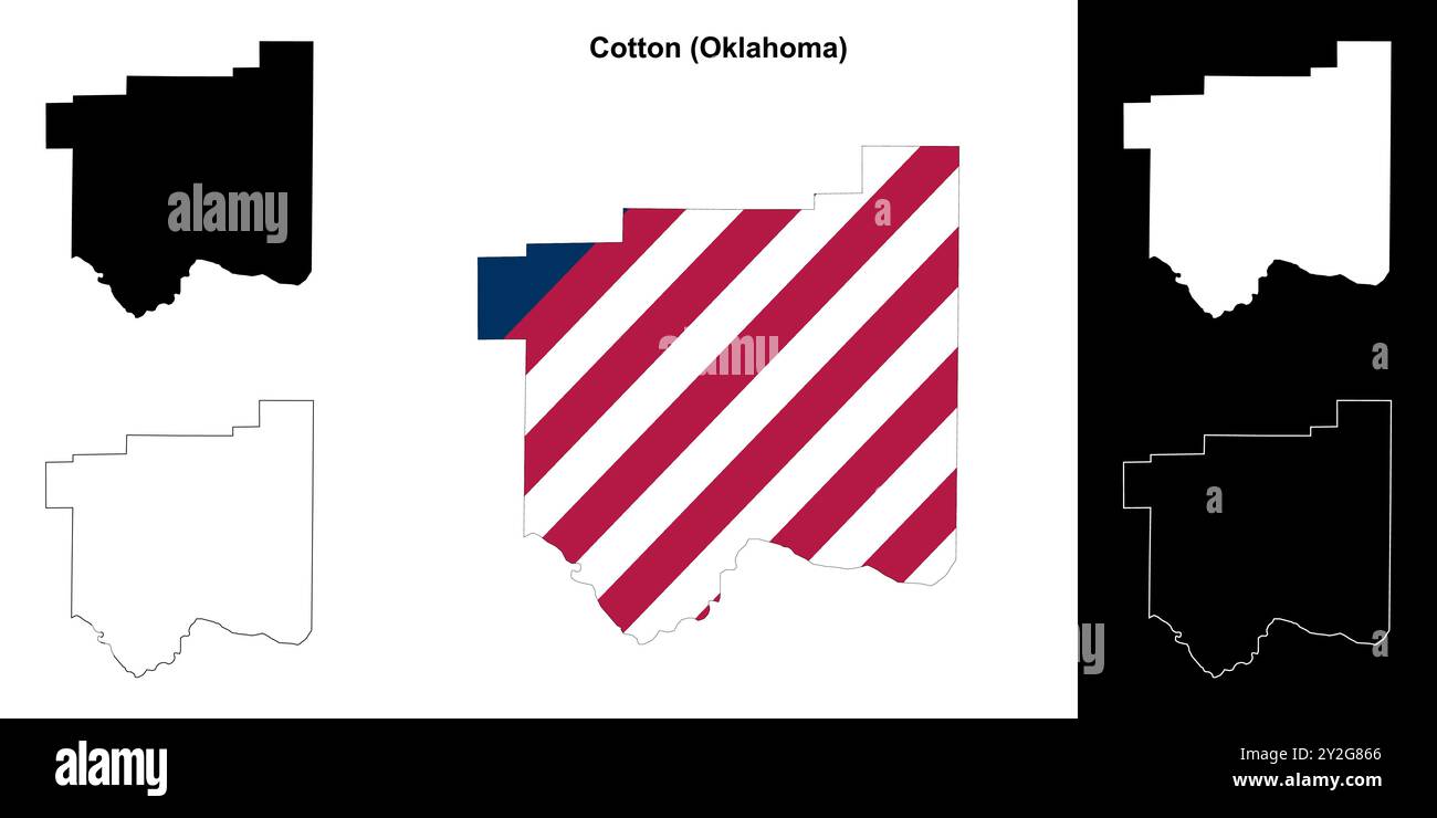 Cotton vector outline map hi-res stock photography and images - Alamy