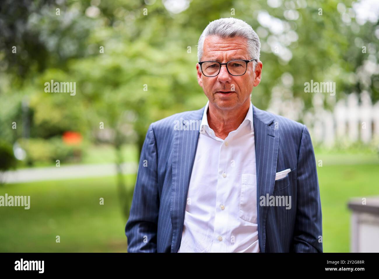 Duisburg, Germany. 10th Sep, 2024. Ulrich Grillo, CEO of Grillo Werke ...