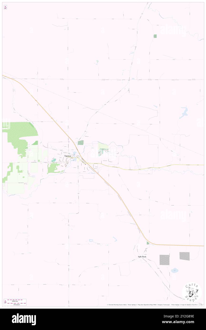 Tigerton map Cut Out Stock Images & Pictures - Alamy