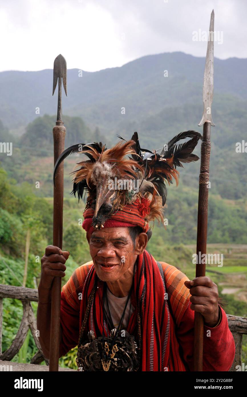 Philippines. North region. Batad village. Igorot tribe Stock Photo - Alamy