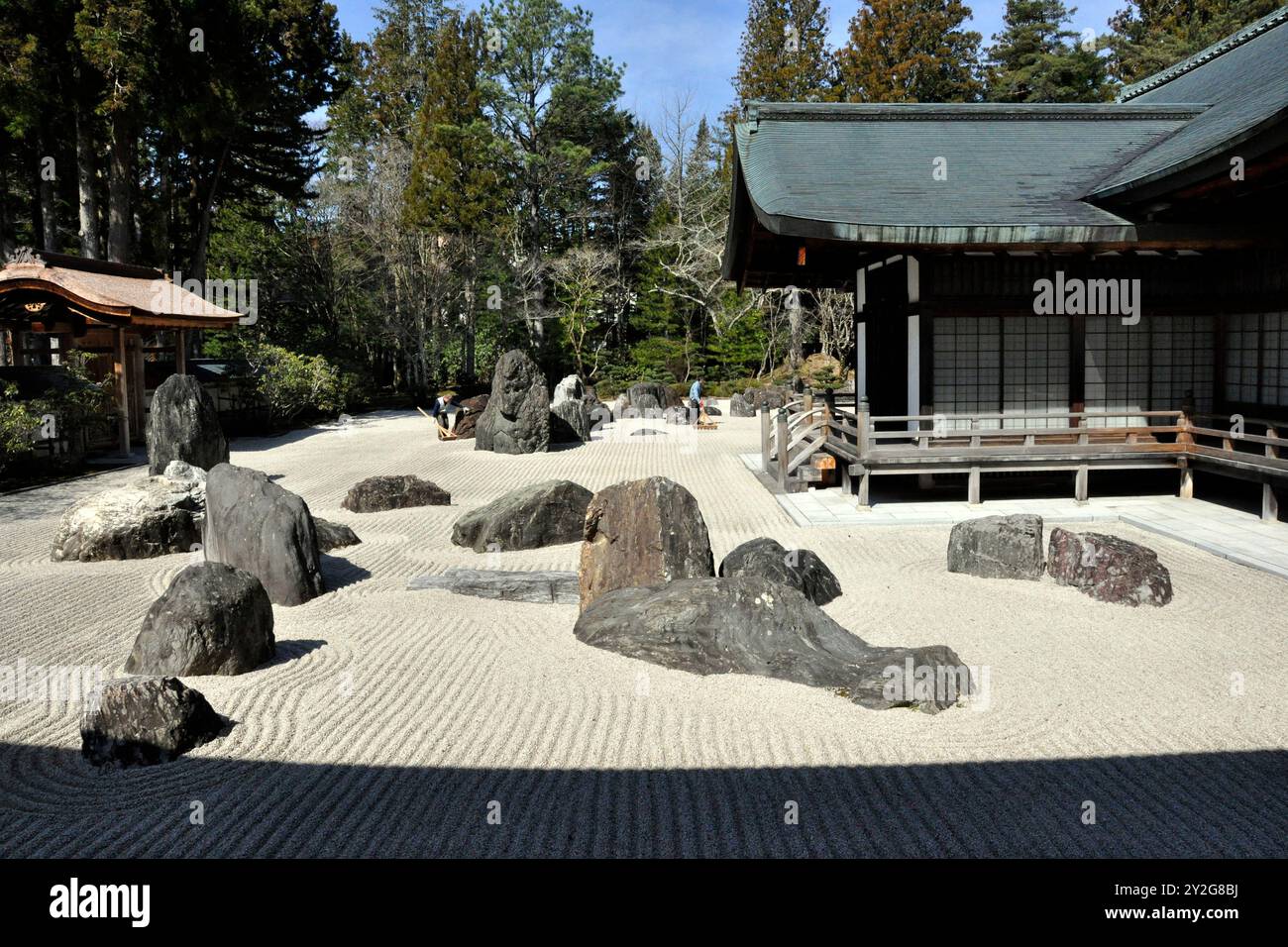 Japan. Koyasan. Koya mount. garden Stock Photo - Alamy