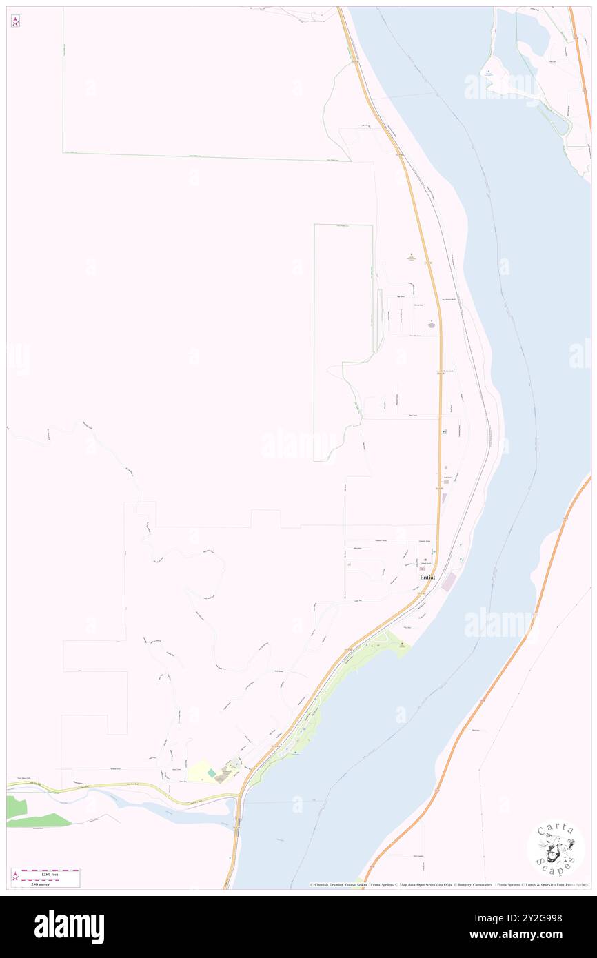 Map of entiat washington hi-res stock photography and images - Alamy