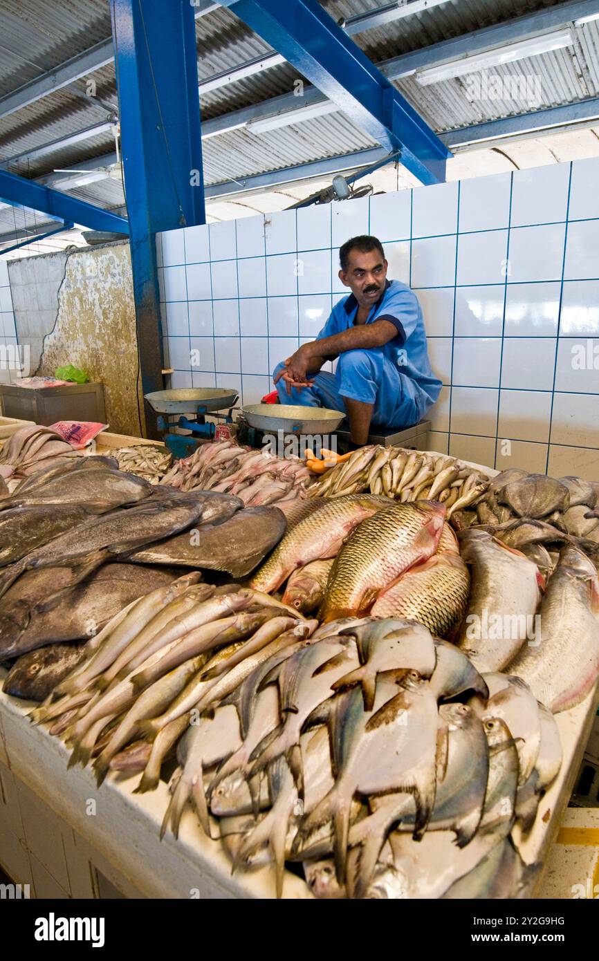 Fish market. Deira (Dubai - United Arab Emirates Stock Photo - Alamy