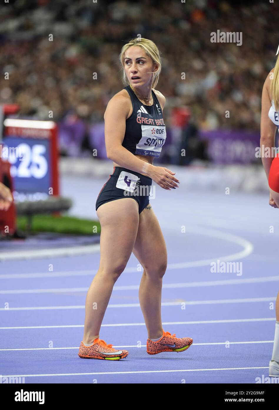 Ali Smith of Great Britain competing in the women’s 400m T38 at the ...