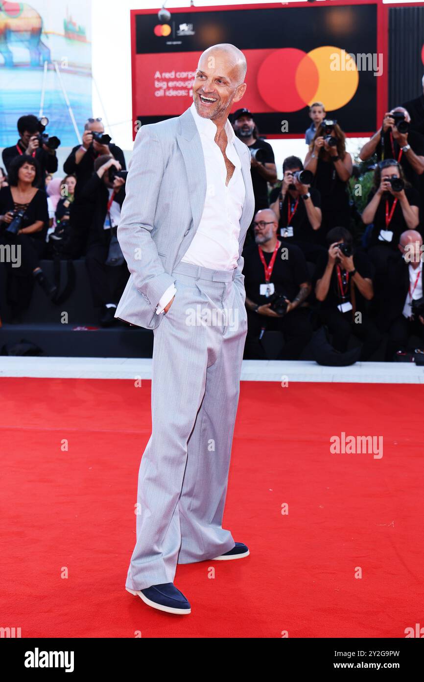 VENICE, ITALY - SEPTEMBER 06: Lars Jacob Holm attends the "Kjaerlighet ...