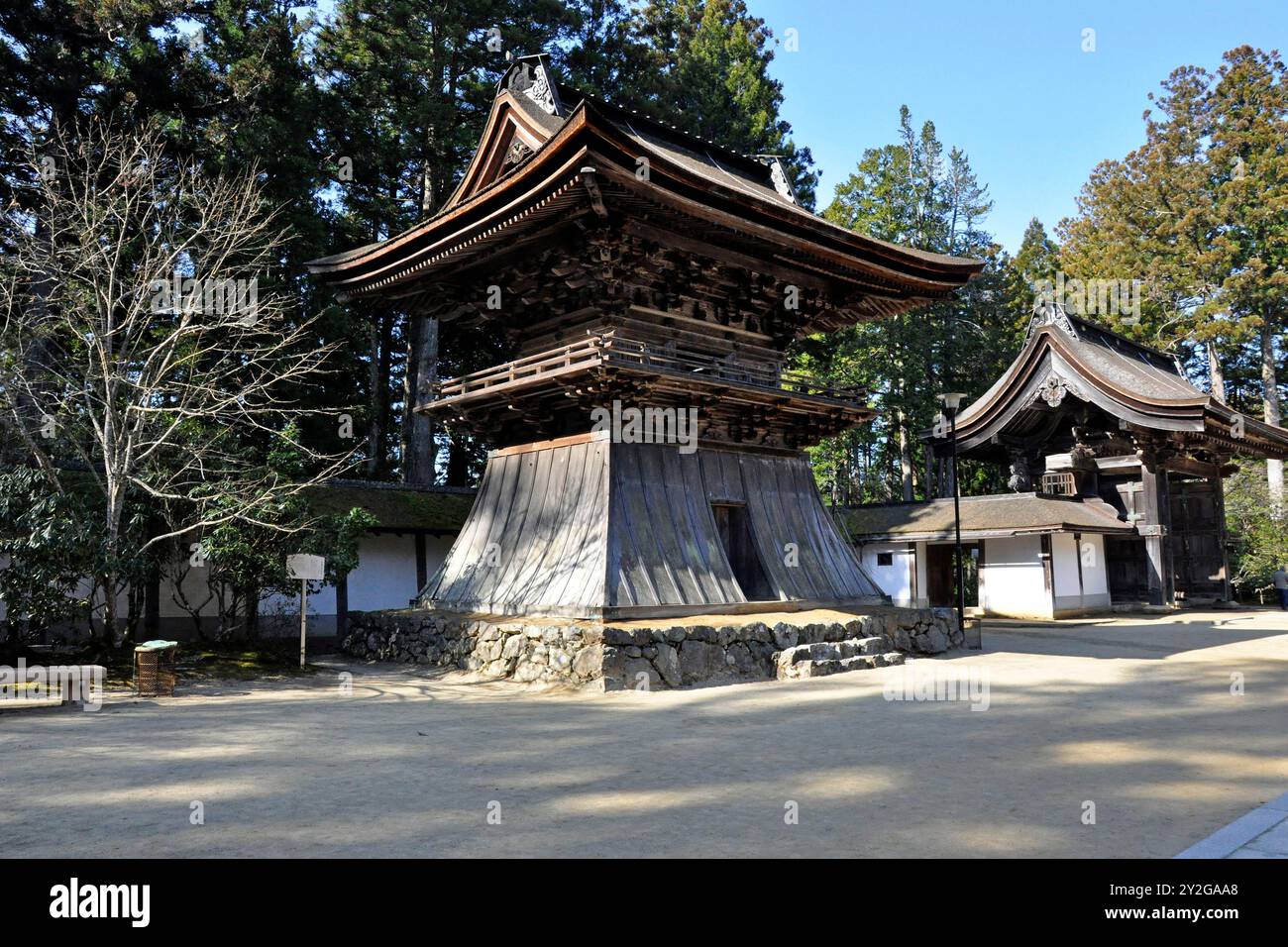 Japan. Koyasan. Koya mount. Kongobuji temple. Danjo Garan Stock Photo ...