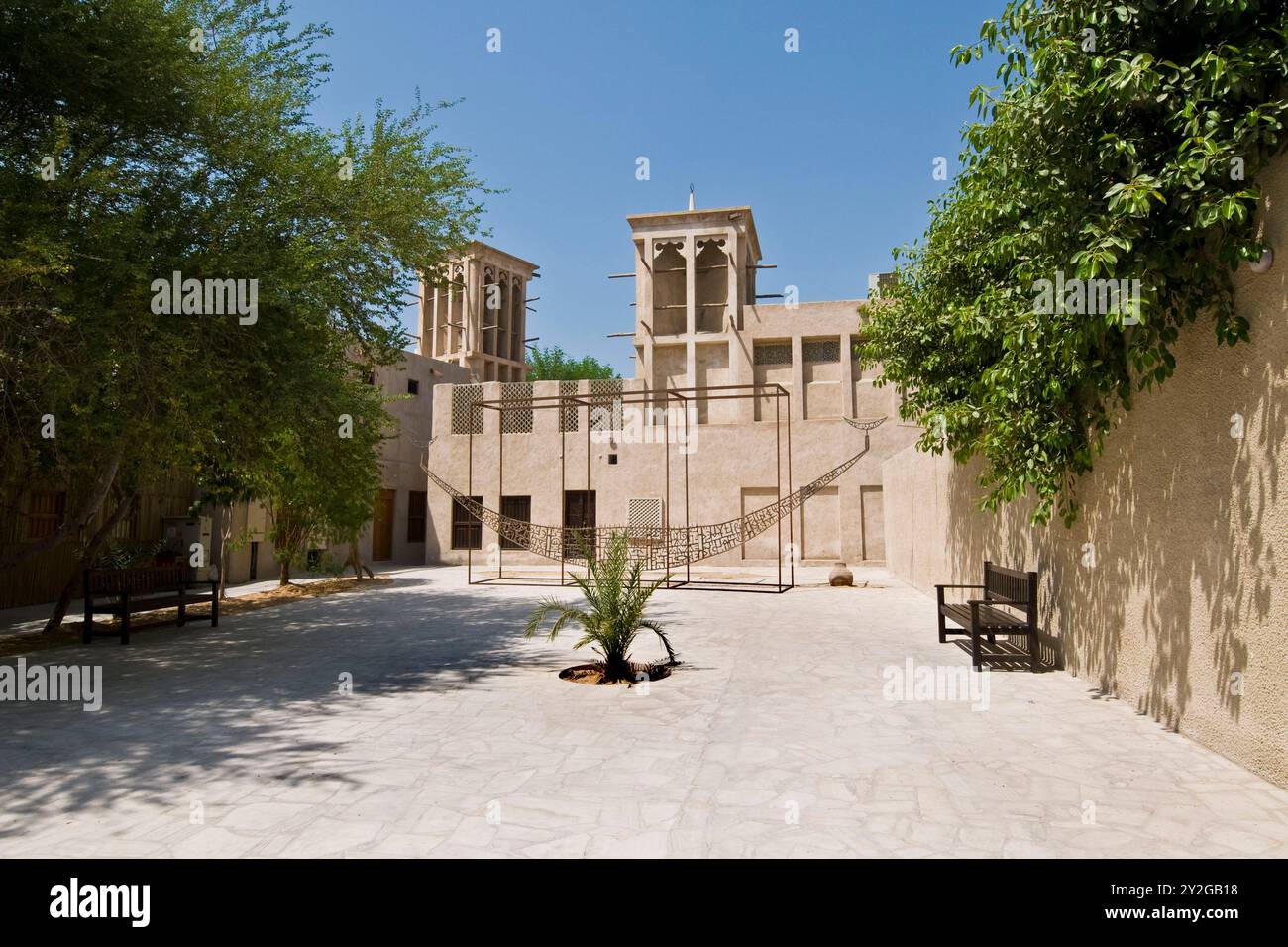 Bastakia quarter (Dubai - United Arab Emirates Stock Photo - Alamy