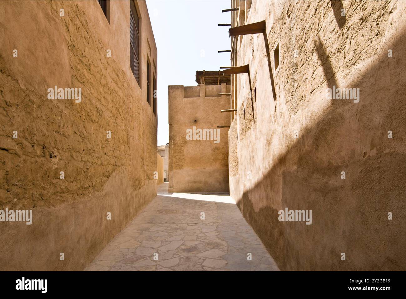 Bastakia quarter (Dubai - United Arab Emirates Stock Photo - Alamy