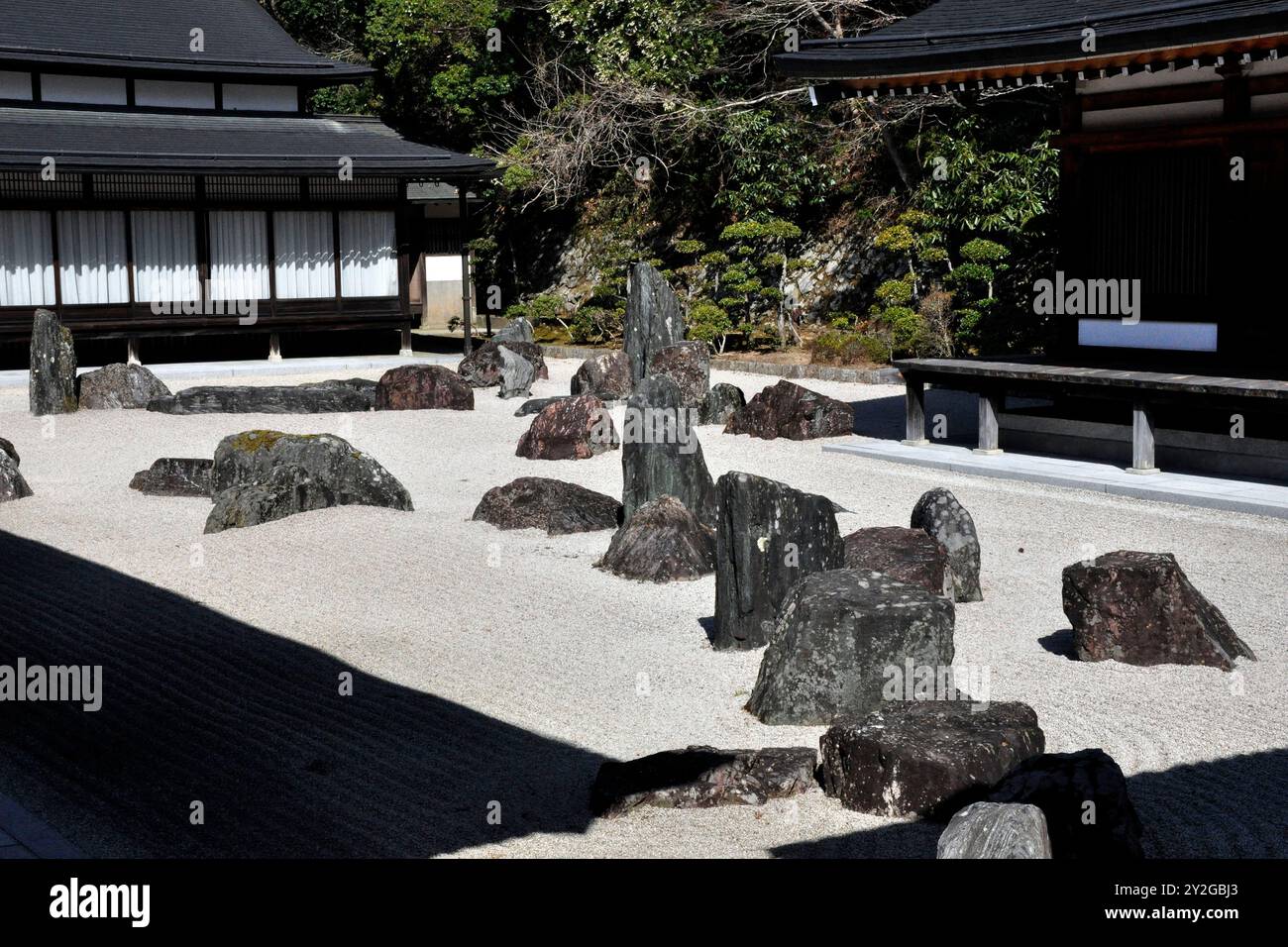 Japan. Koyasan. Koya mount. garden Stock Photo - Alamy