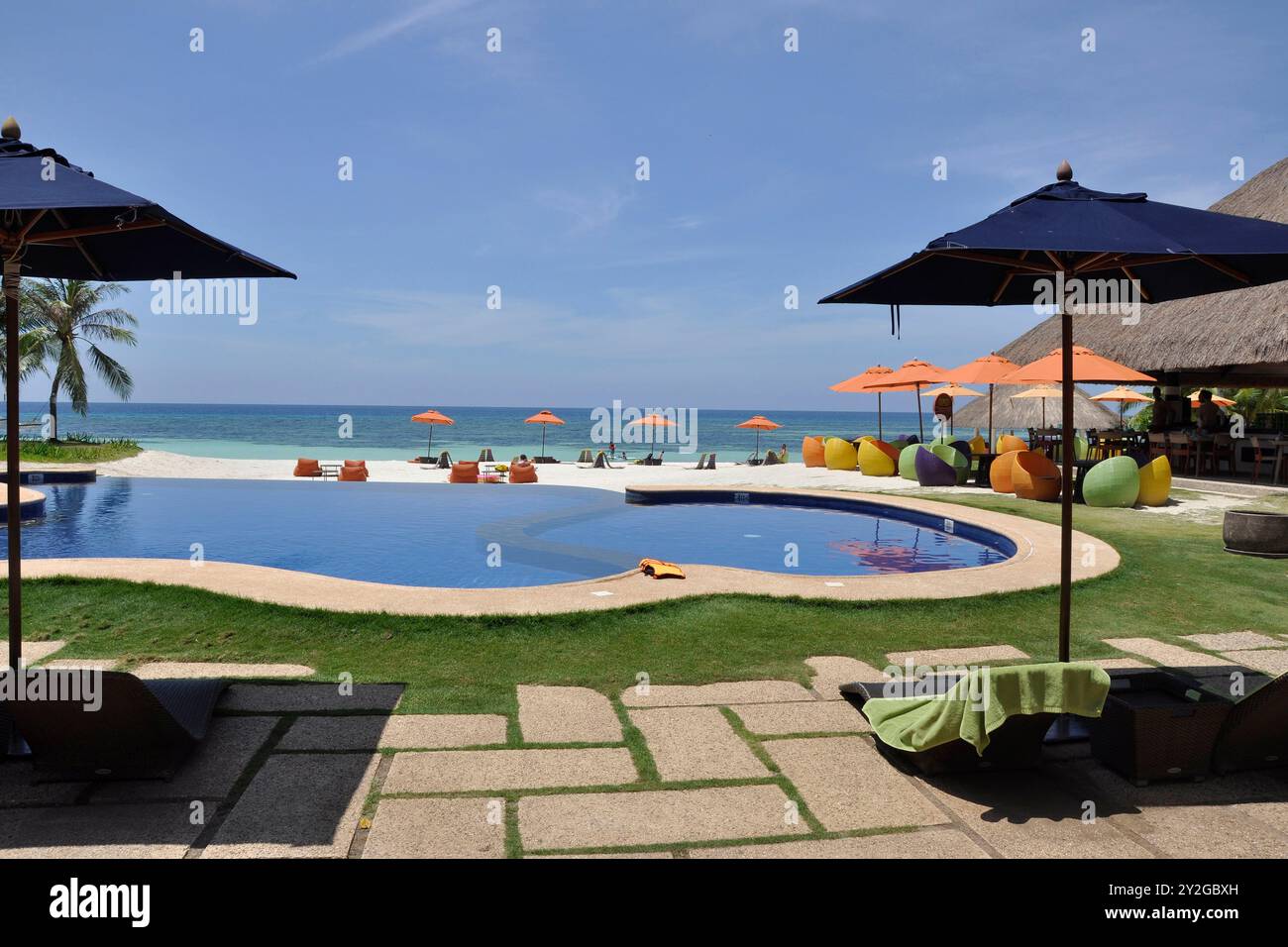 Philippines. Panglao island. South Palm hotel Stock Photo - Alamy