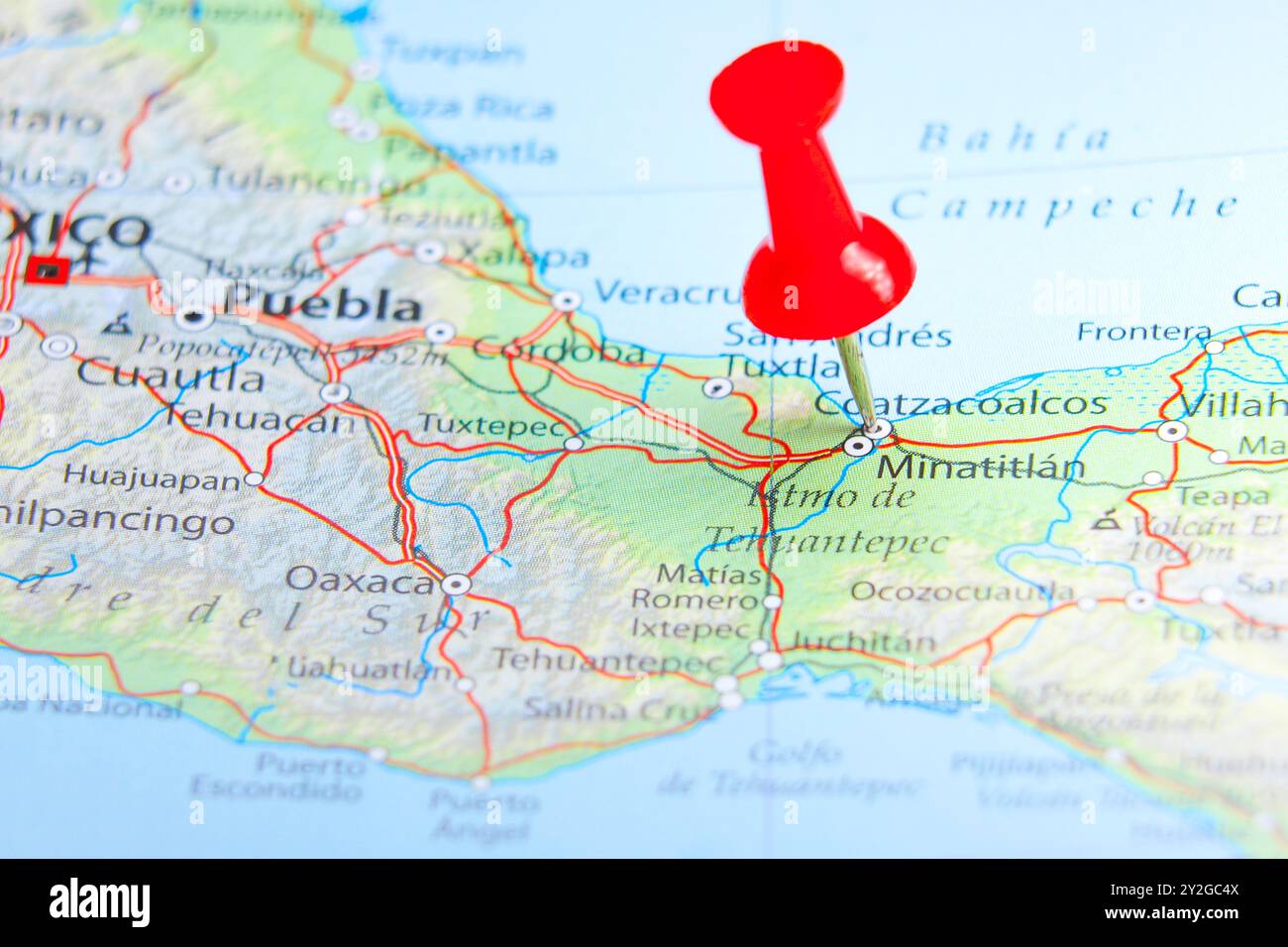 Map of coatzacoalcos mexico hi-res stock photography and images - Alamy