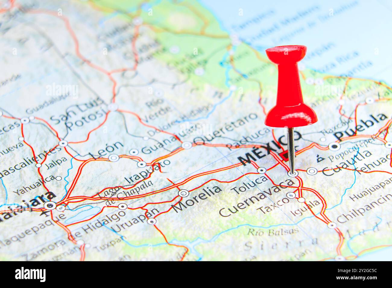 Cuernavaca map hi-res stock photography and images - Alamy