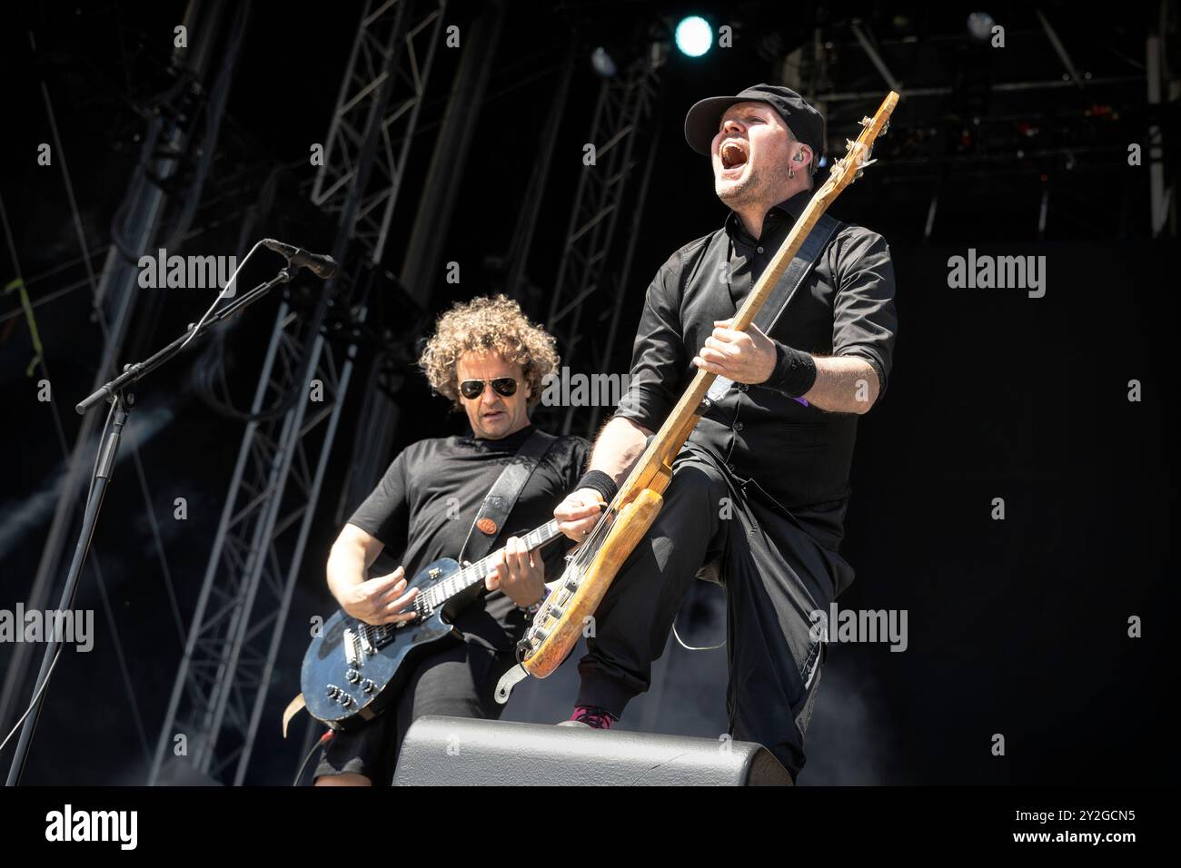 Oslo, Norway. 29th, June 2024. The alternative Norwegian rock band Seigmen performs a live ...