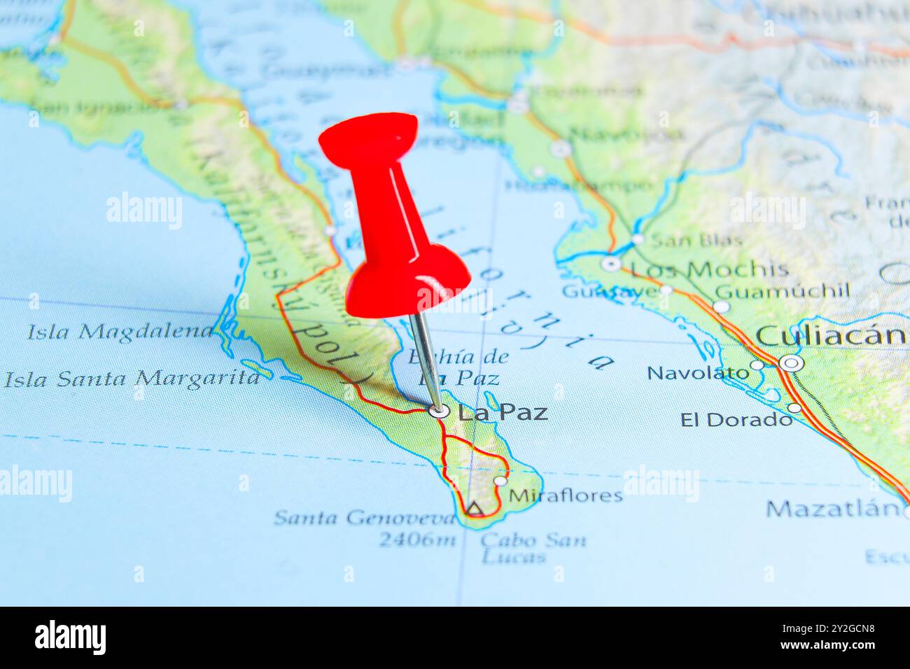 Map of la paz hi-res stock photography and images - Alamy