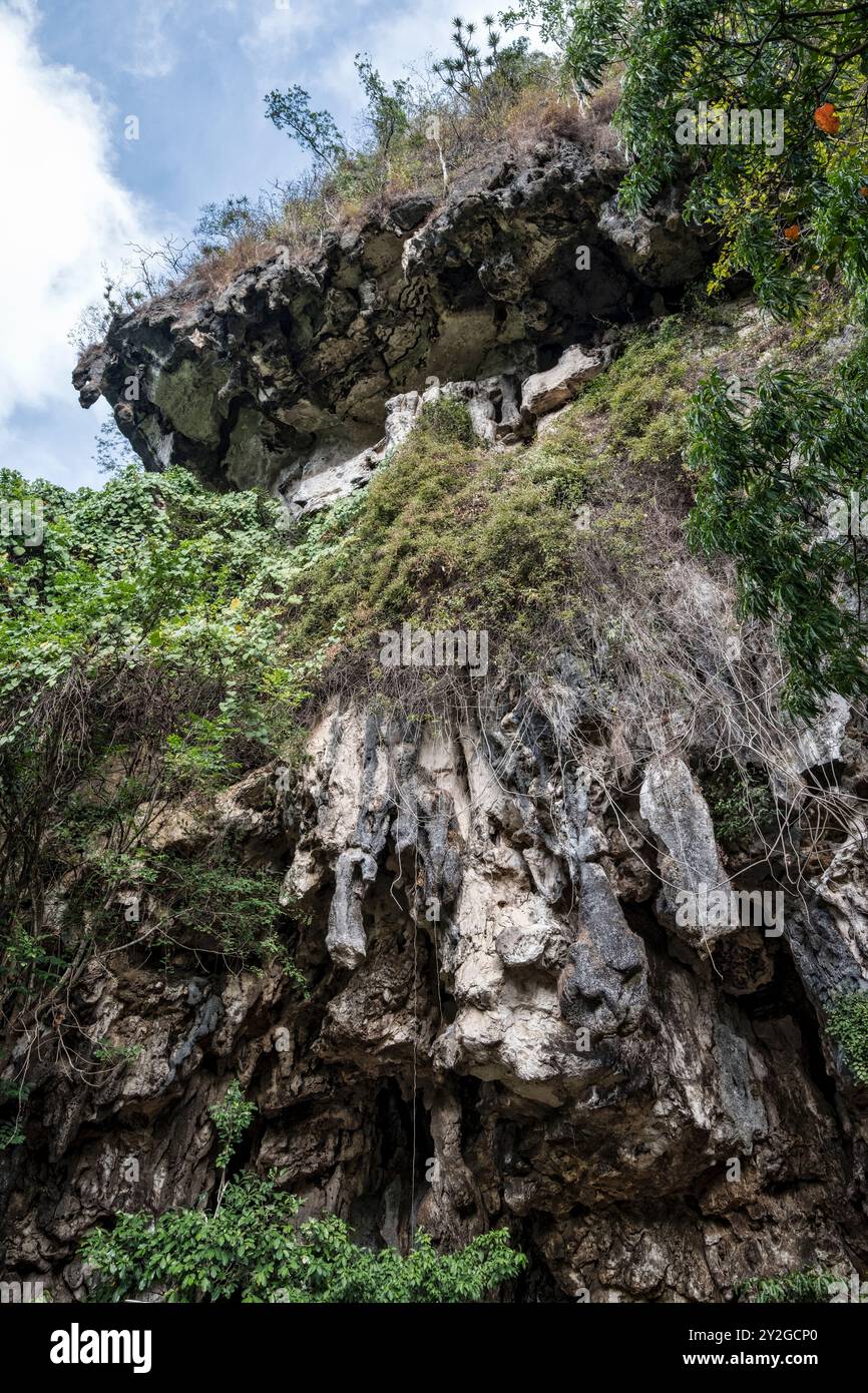 Leang Leang geopark in Maros, Makassar, South Sulawesi, Indonesia, Asia ...