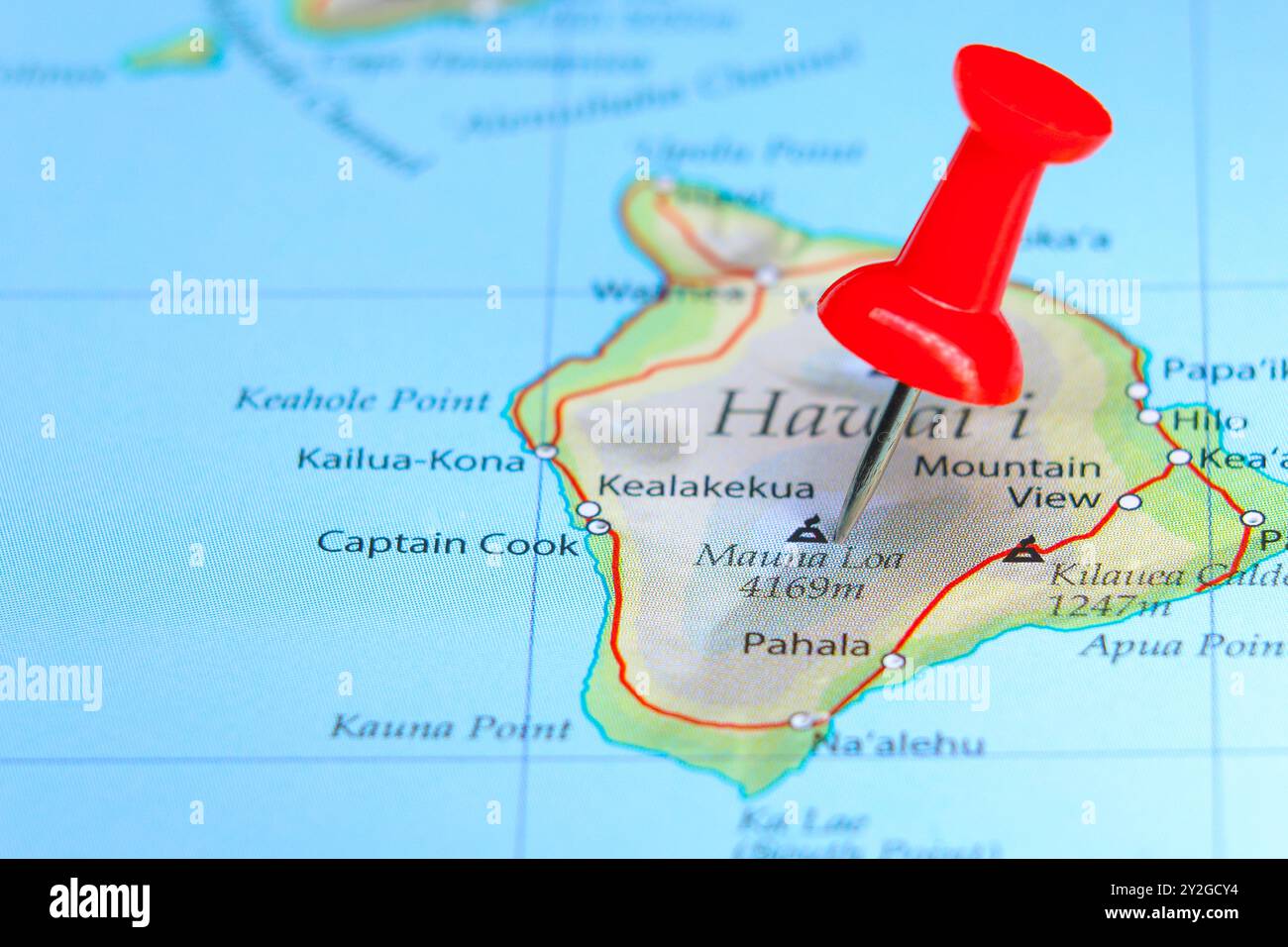 Mappa Topografica Mauna Loa