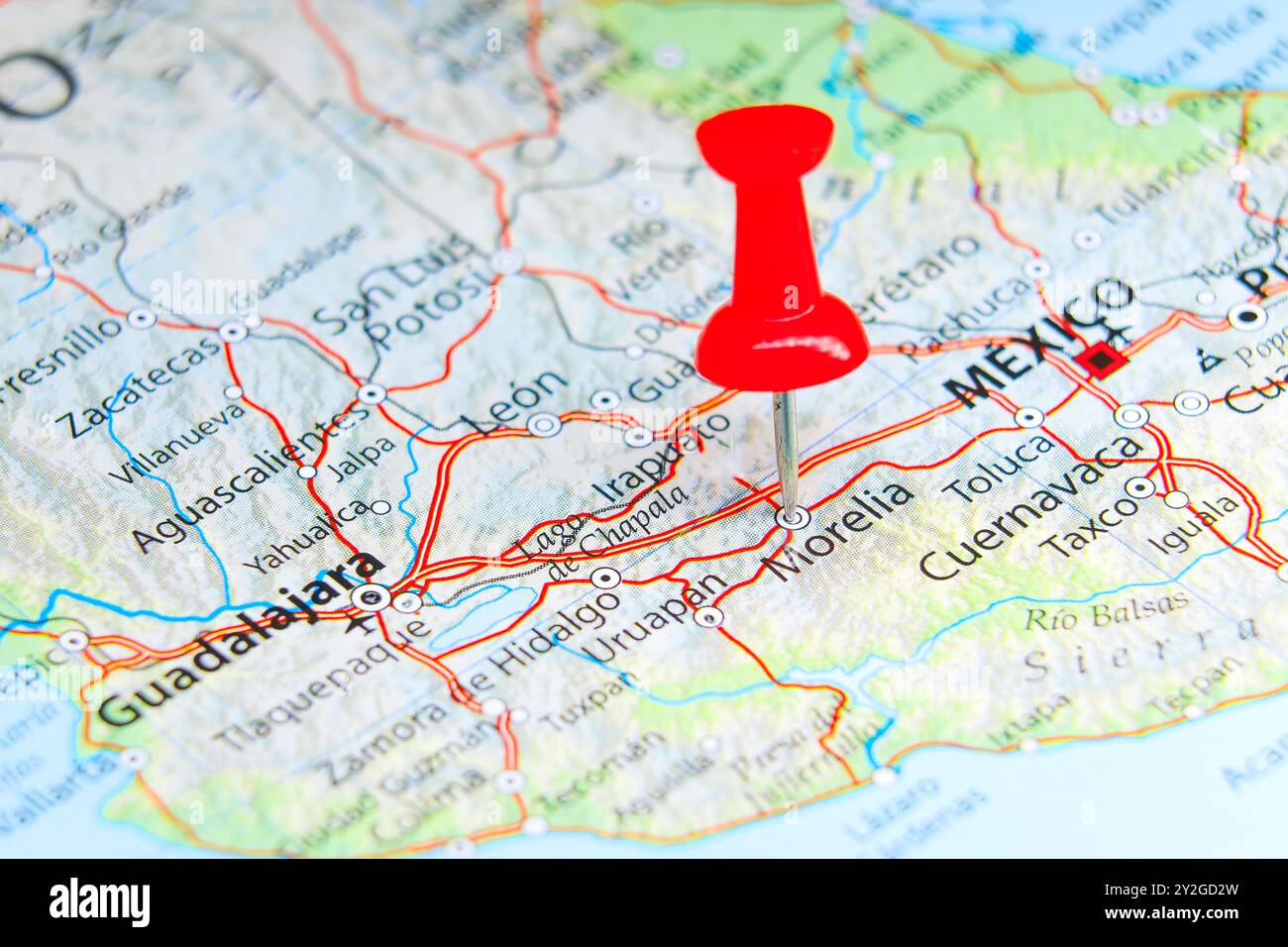 Morelia mexico map hi-res stock photography and images - Alamy
