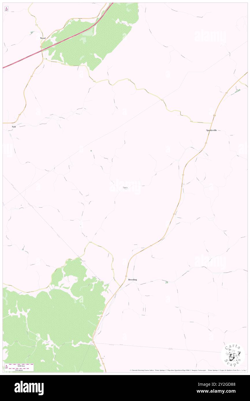 Map of adair hi-res stock photography and images - Alamy