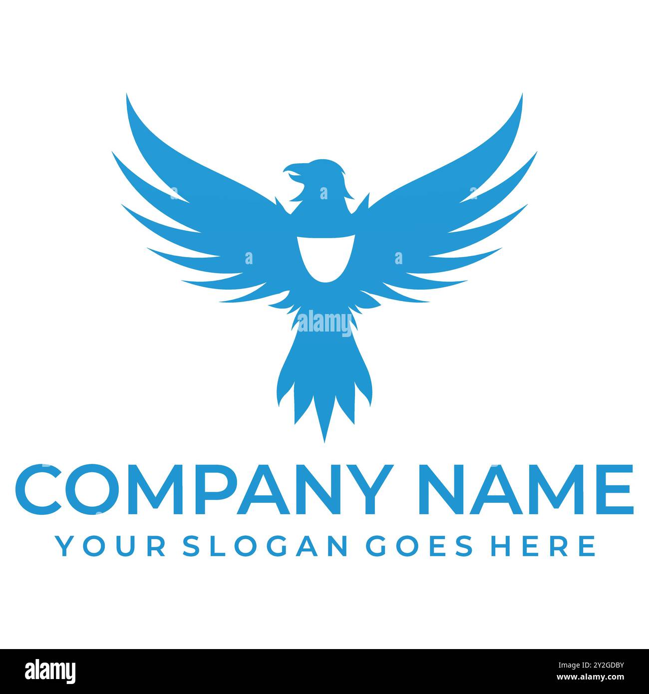 Blue eagle image animation Stock Vector Image & Art - Alamy