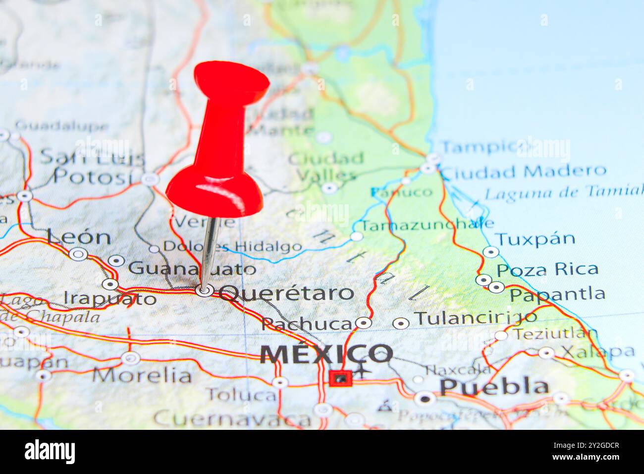 Map of queretaro hi-res stock photography and images - Alamy