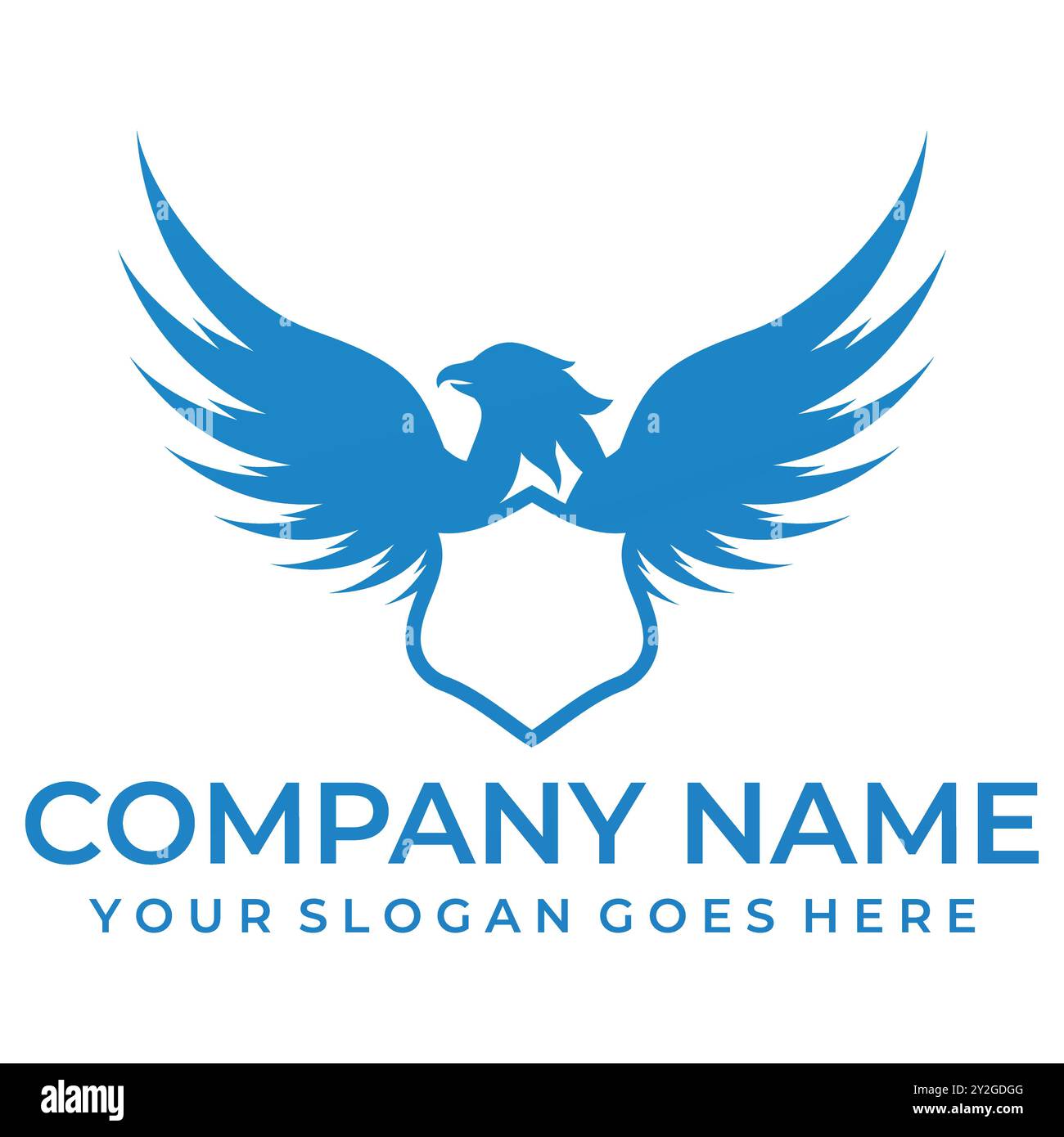Blue eagle image animation Stock Vector Image & Art - Alamy