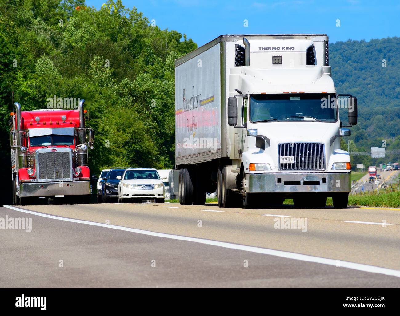 Knoxville, Tennessee, United States – August 20, 2024: Horizontal shot ...
