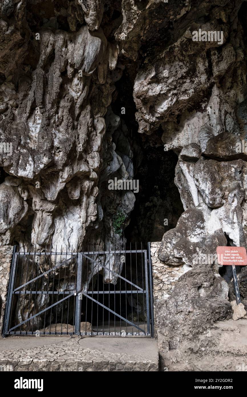 Leang Leang geopark in Maros, Makassar, South Sulawesi, Indonesia, Asia ...