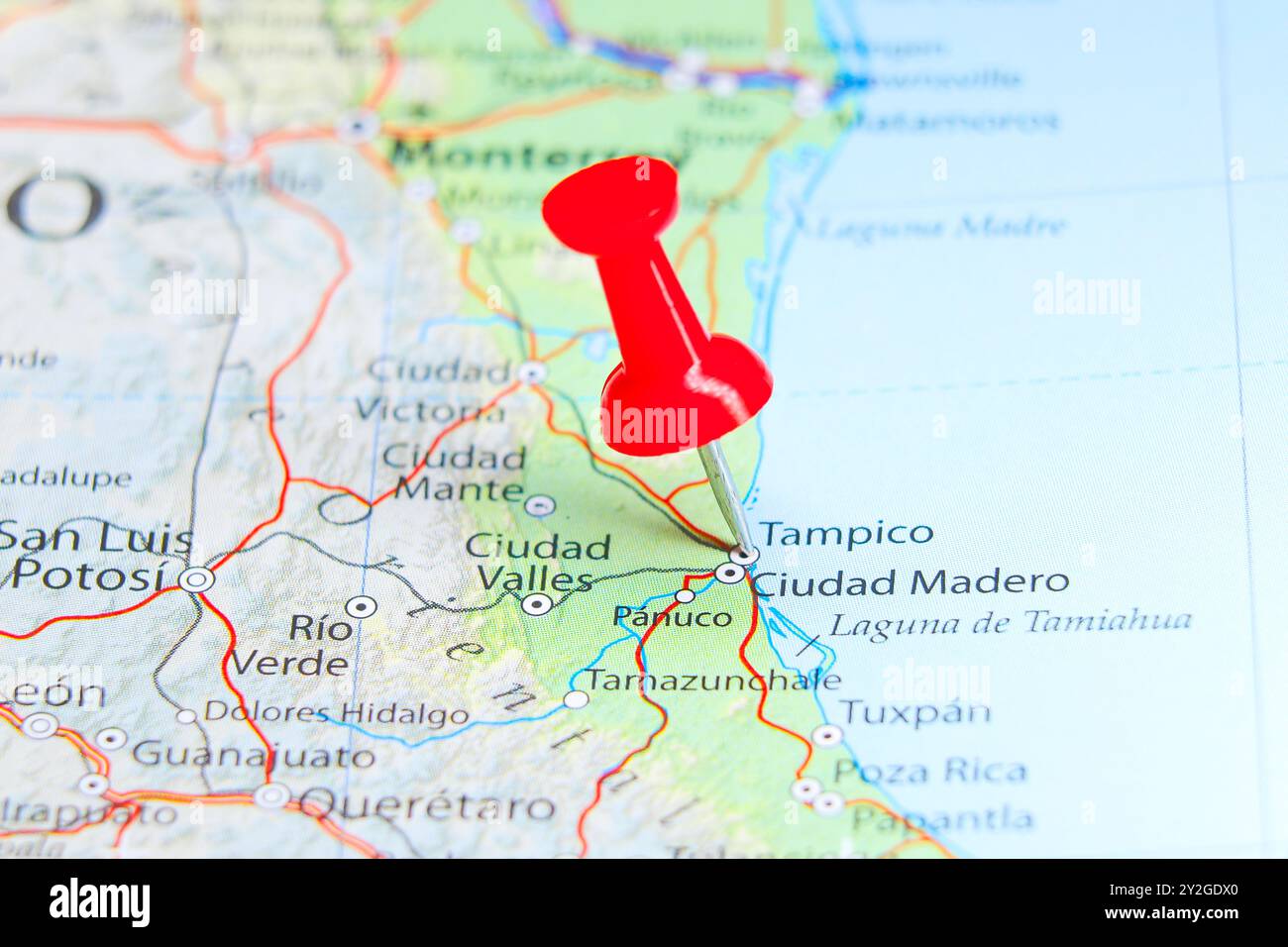 Tampico Tamaulipas Mexico Map Carpenter's Lagoon In Tamaulipas